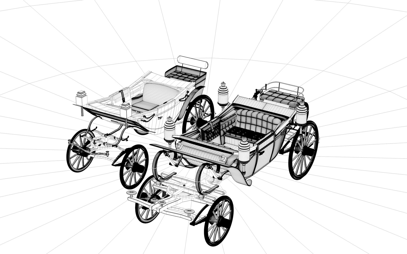 3D Ascot 1902 State Landau - TurboSquid 1286196