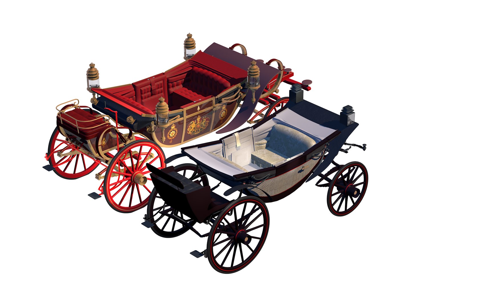 3D Ascot 1902 State Landau - TurboSquid 1286196