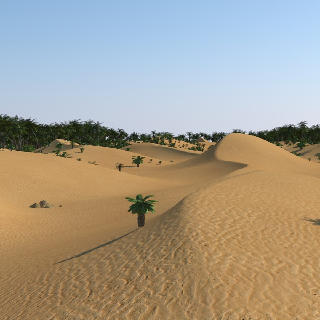 3d Desert Terrain Landscape