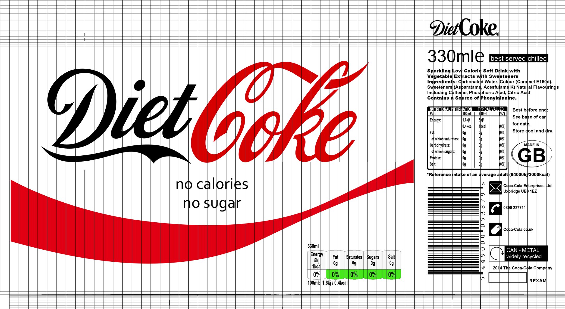 Diet Coke 3d Model