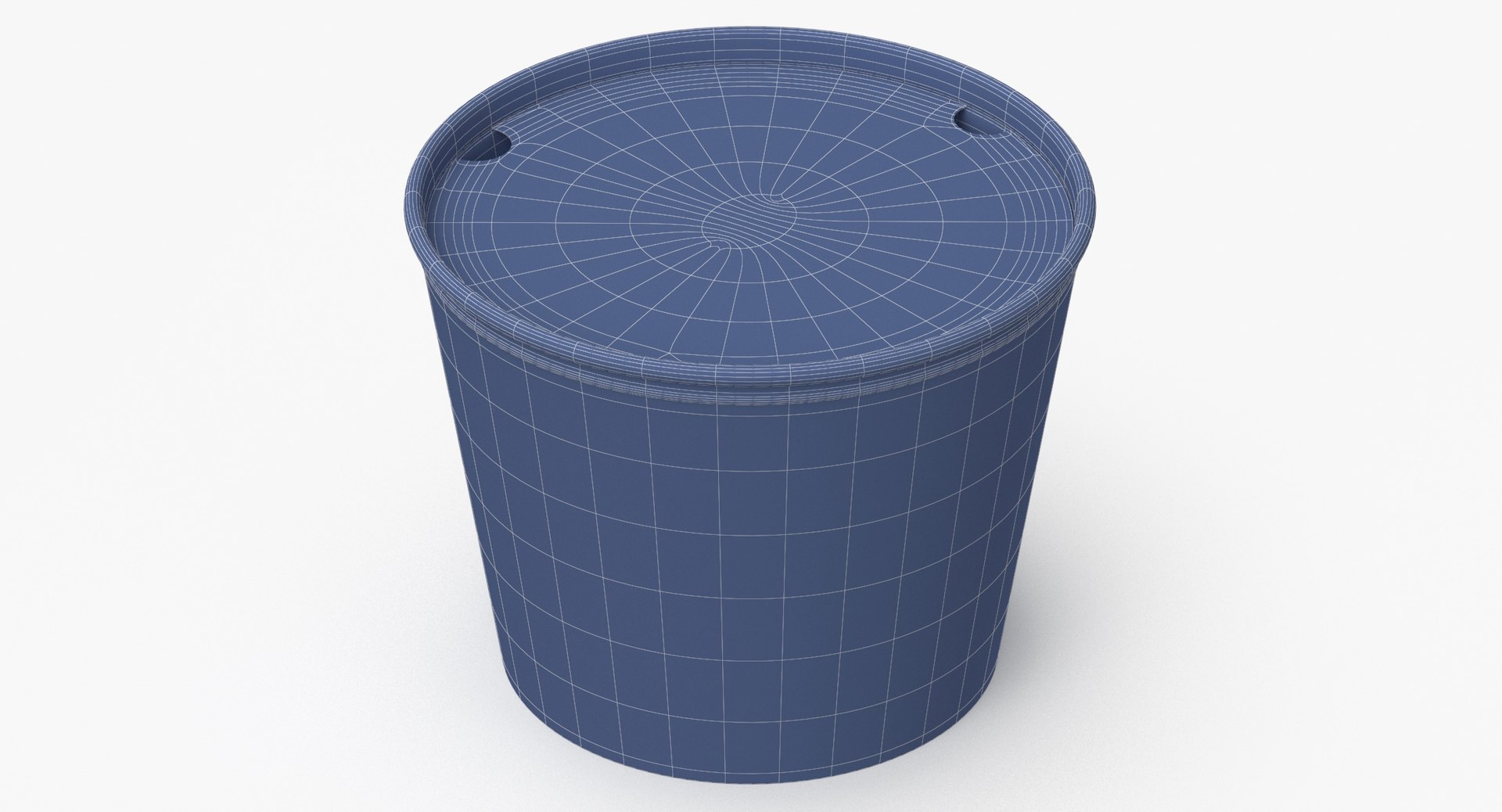 Fried Chicken Paper Box 150oz 3D Model - TurboSquid 2017665