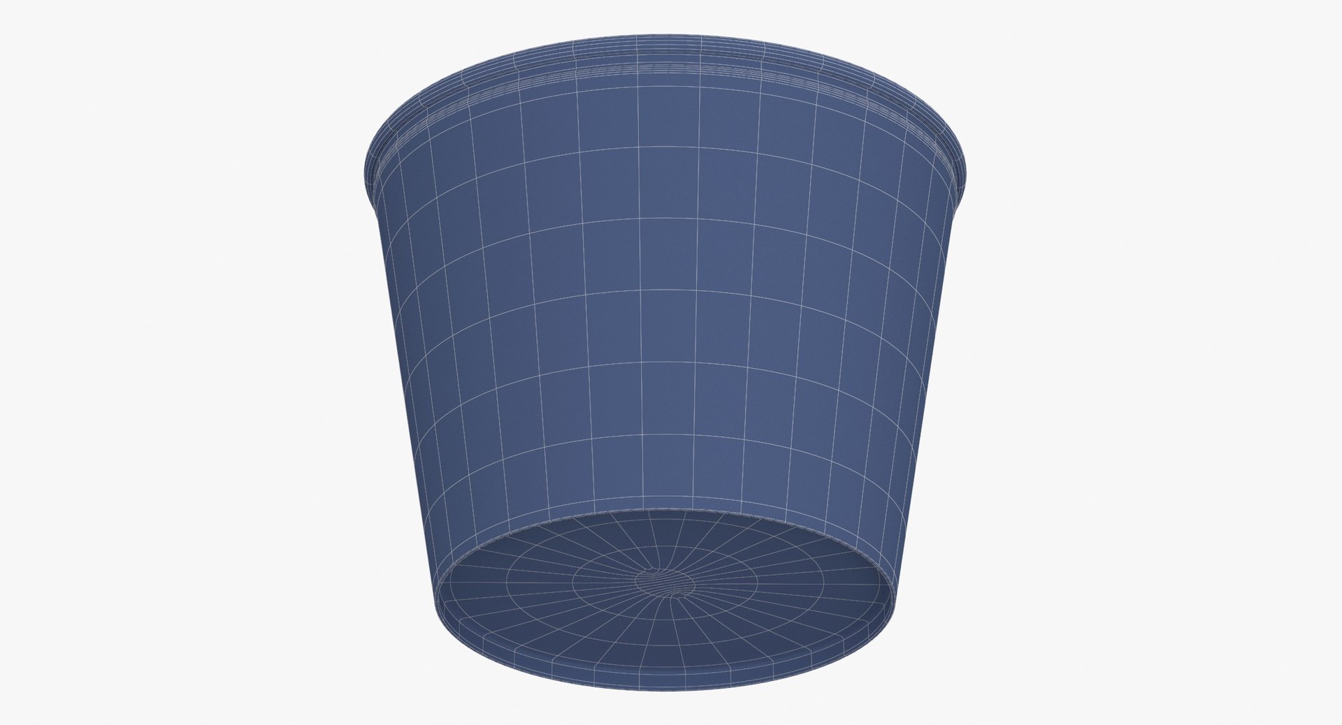 Fried Chicken Paper Box 150oz 3D Model - TurboSquid 2017665