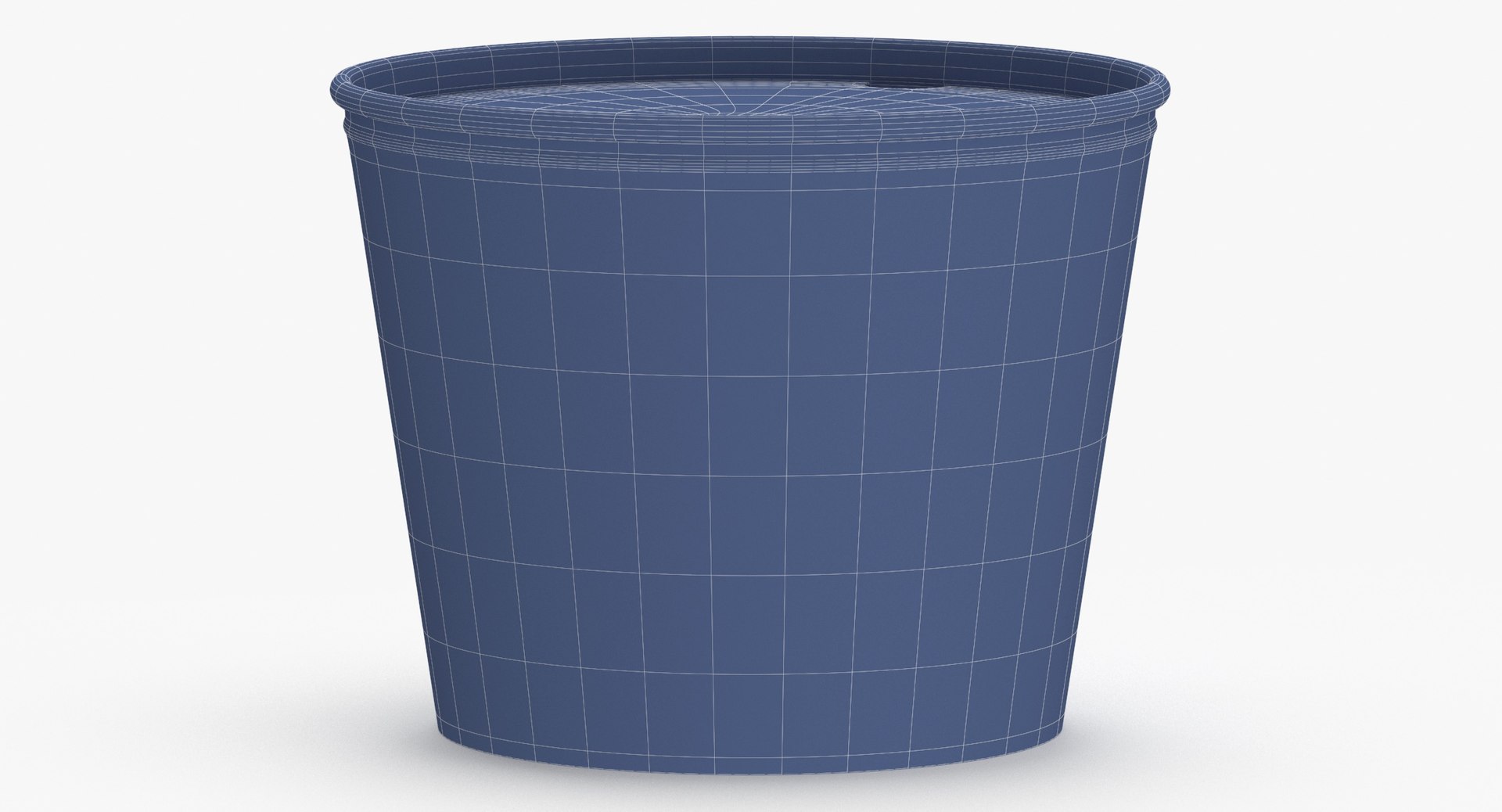 Fried Chicken Paper Box 150oz 3D Model - TurboSquid 2017665