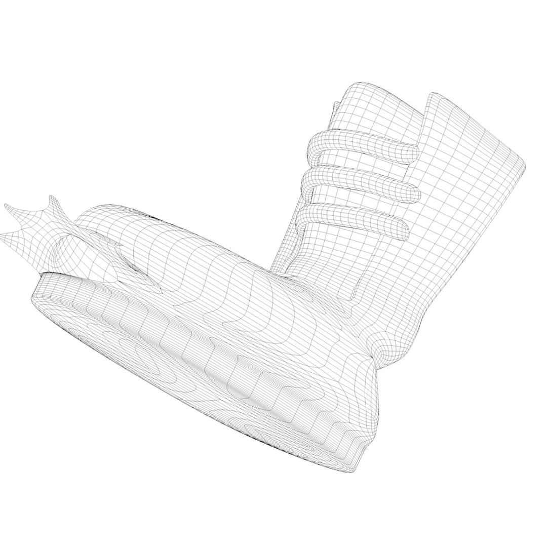 old boot 3d model