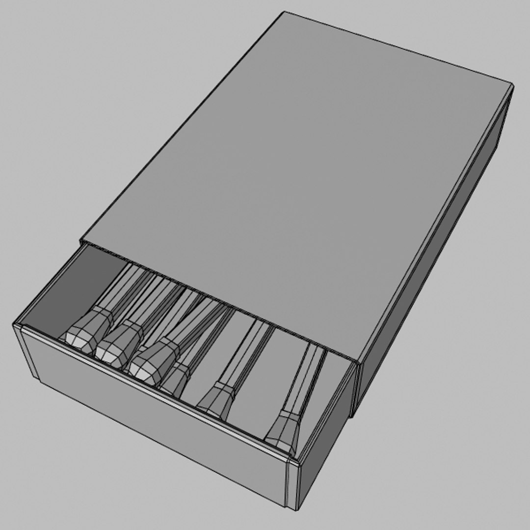 Matchbox Matches 3d Model
