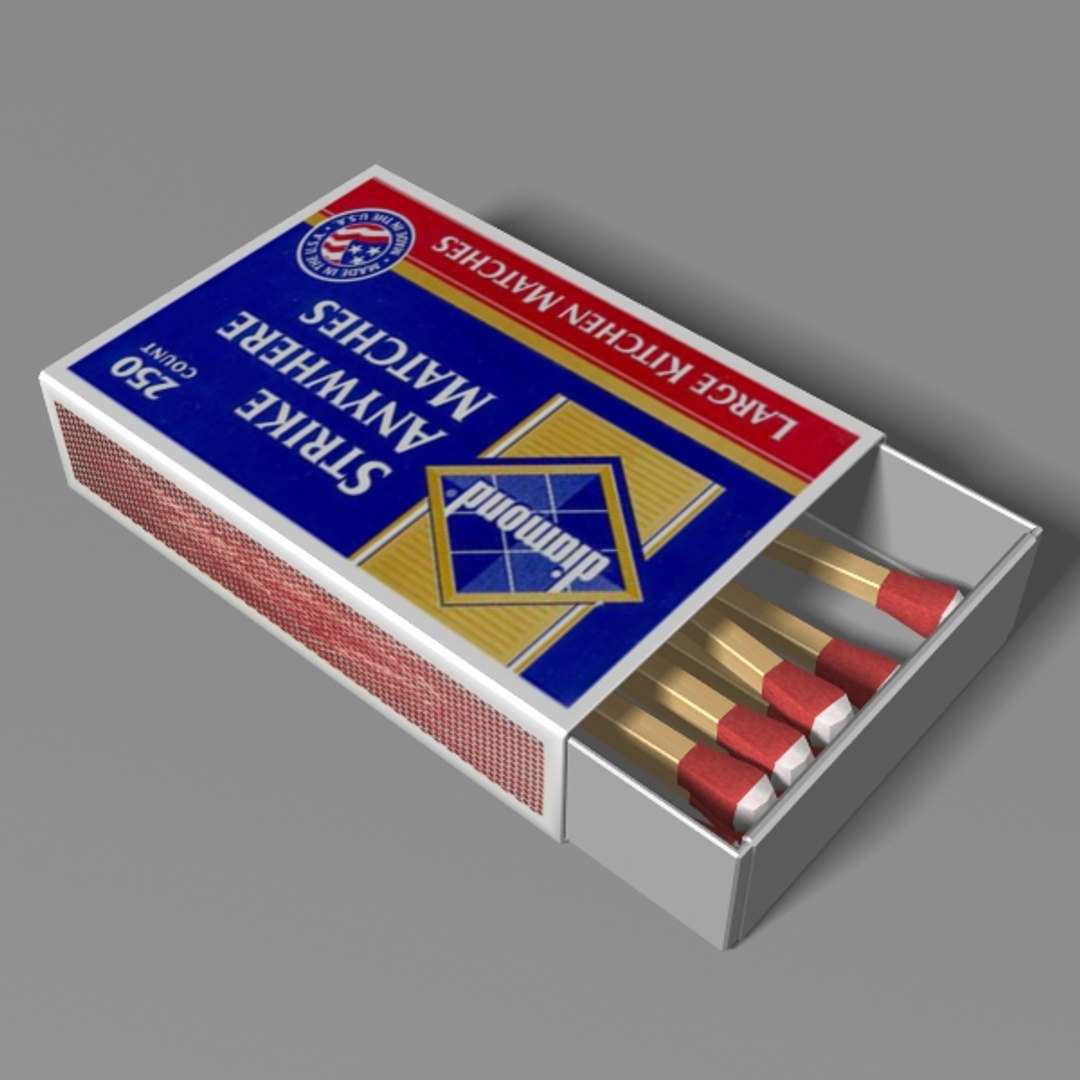 Matchbox Matches 3d Model
