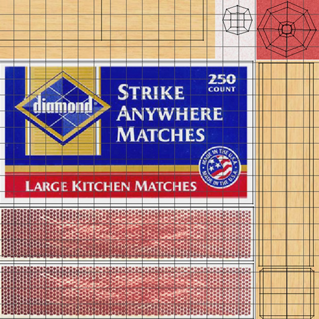 Matchbox Matches 3d Model