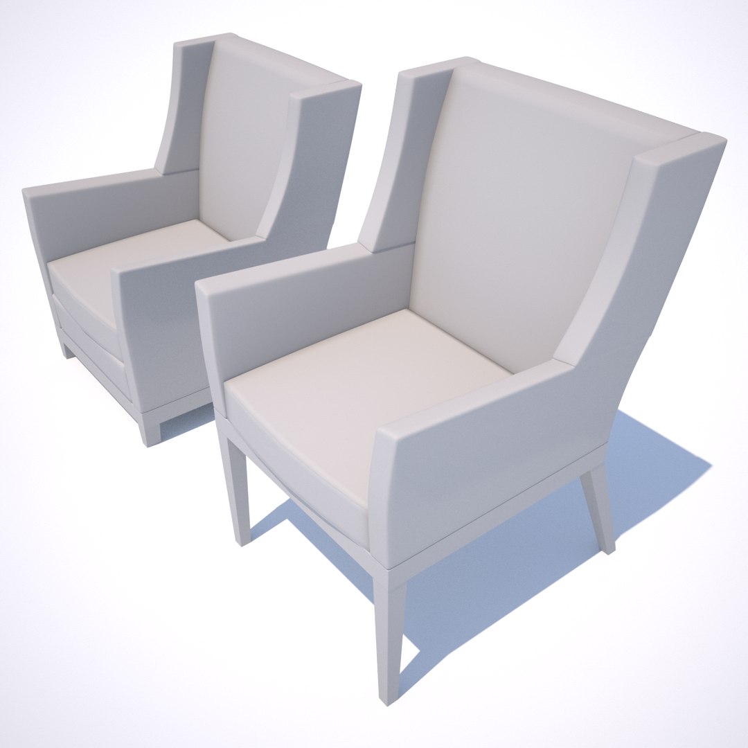 3d Model Lounge Chairs