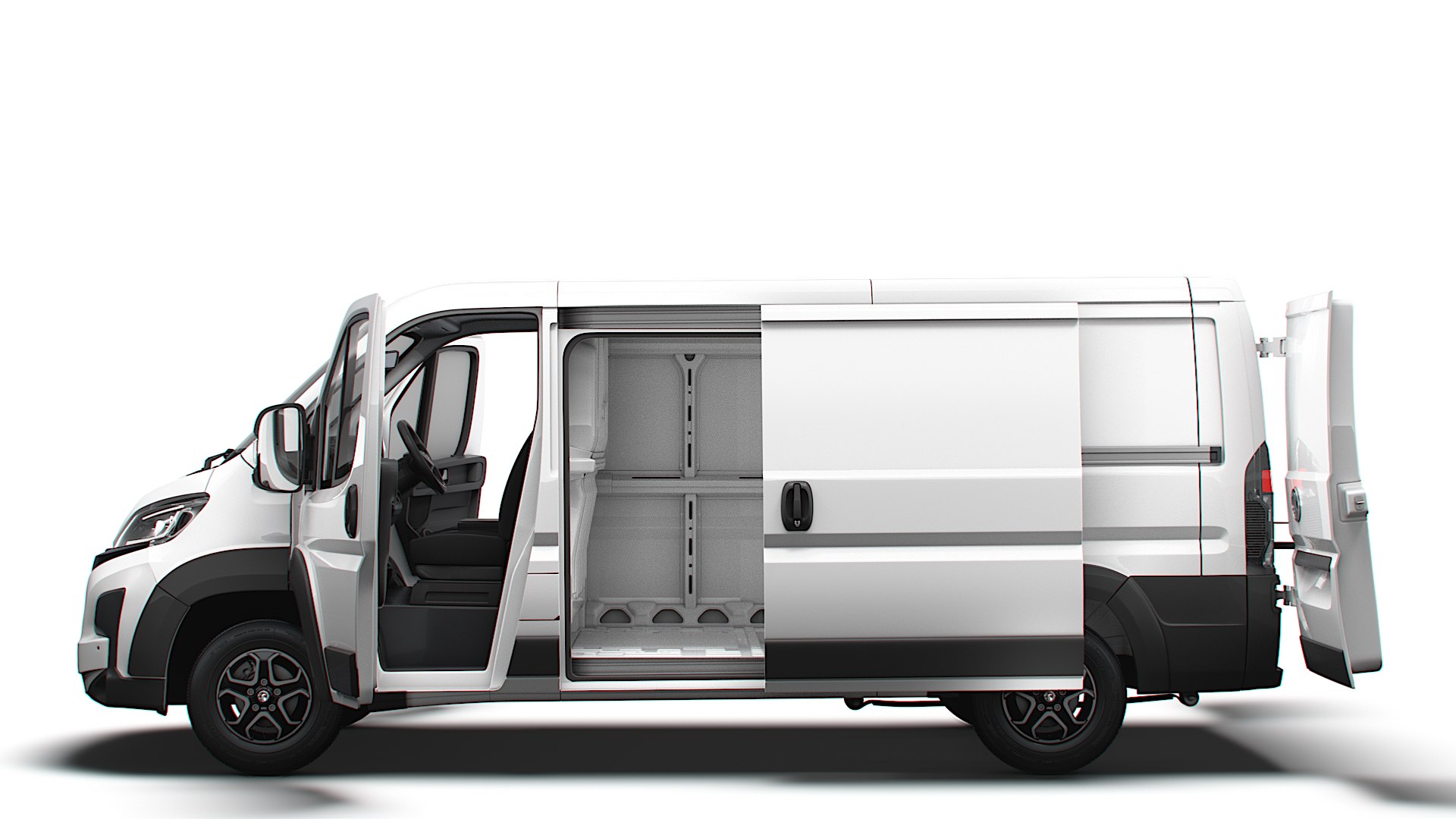 3D Model Vauxhall Movano E Van L2H1 HQ Interior 2025 - TurboSquid 2325563