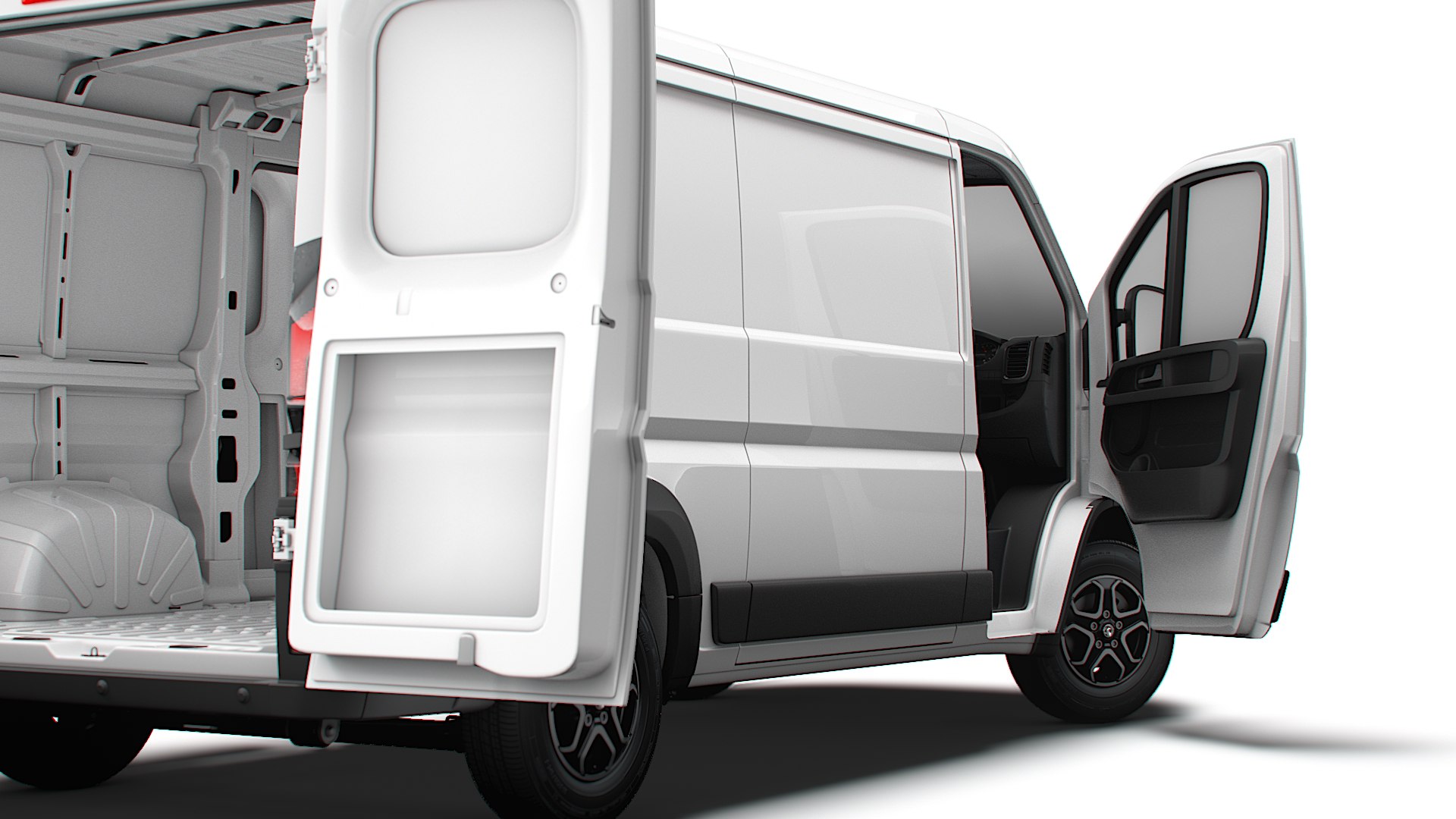 3D Model Vauxhall Movano E Van L2H1 HQ Interior 2025 - TurboSquid 2325563