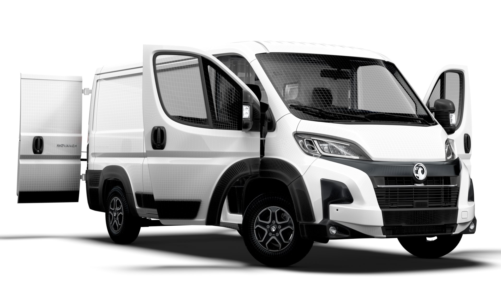 3D Model Vauxhall Movano E Van L2H1 HQ Interior 2025 - TurboSquid 2325563