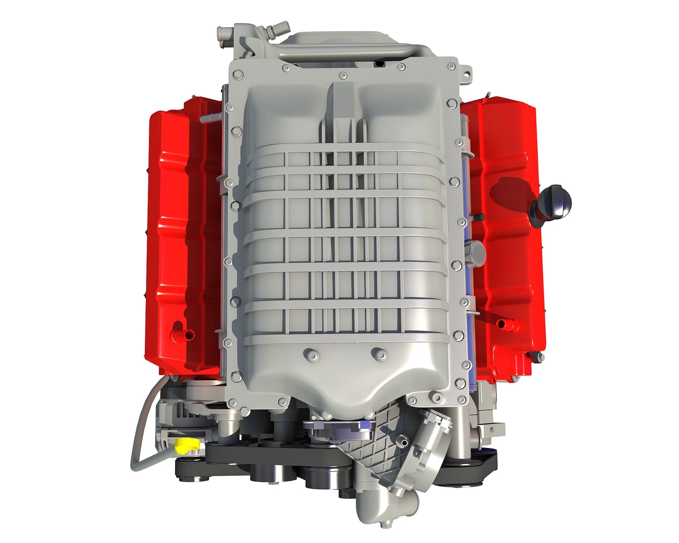 Dodge Challenger Supercharged Hemi 3D Model - TurboSquid 1283557
