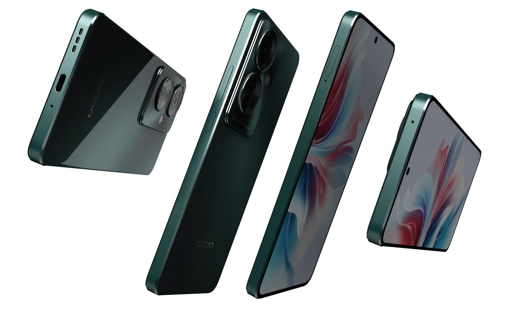 Oppo Reno 11 F Green Model - TurboSquid 2200737