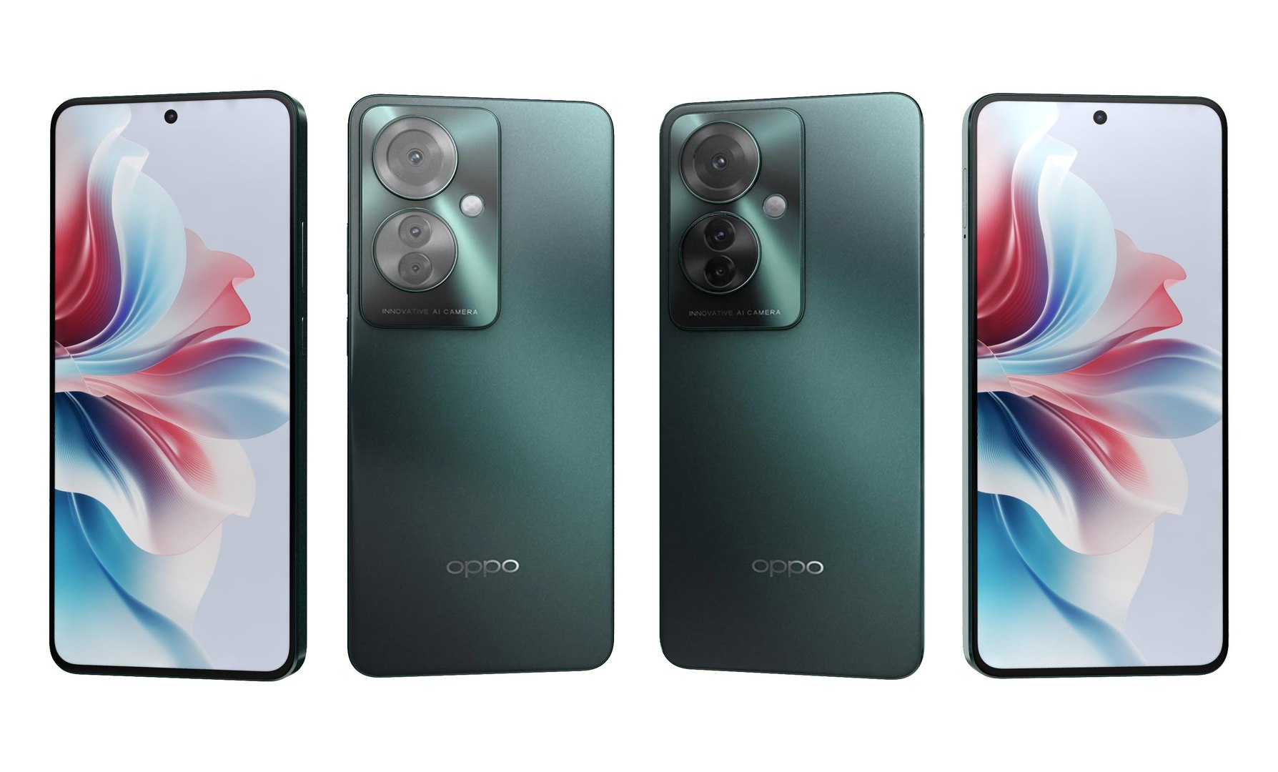 Oppo Reno 11 F Green Model - TurboSquid 2200737