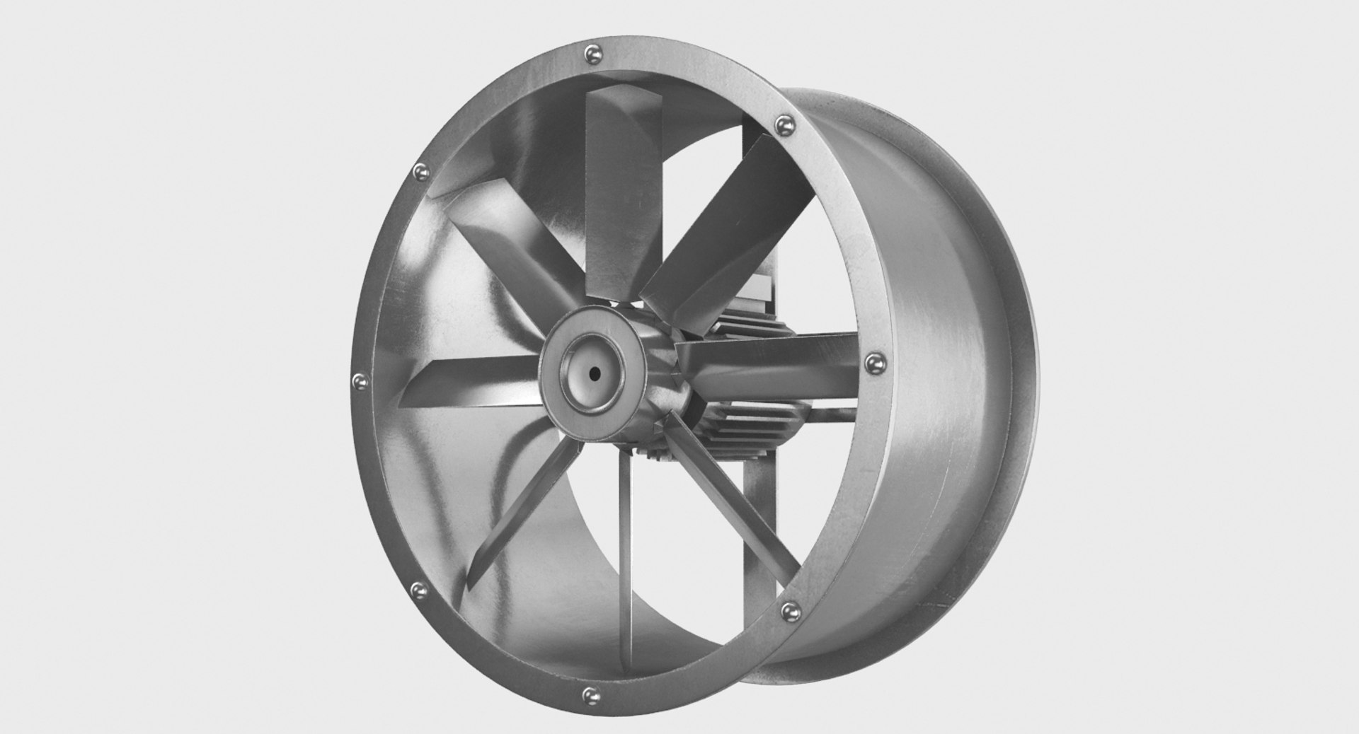 3D Axial Flow Water Turbine - TurboSquid 1383592
