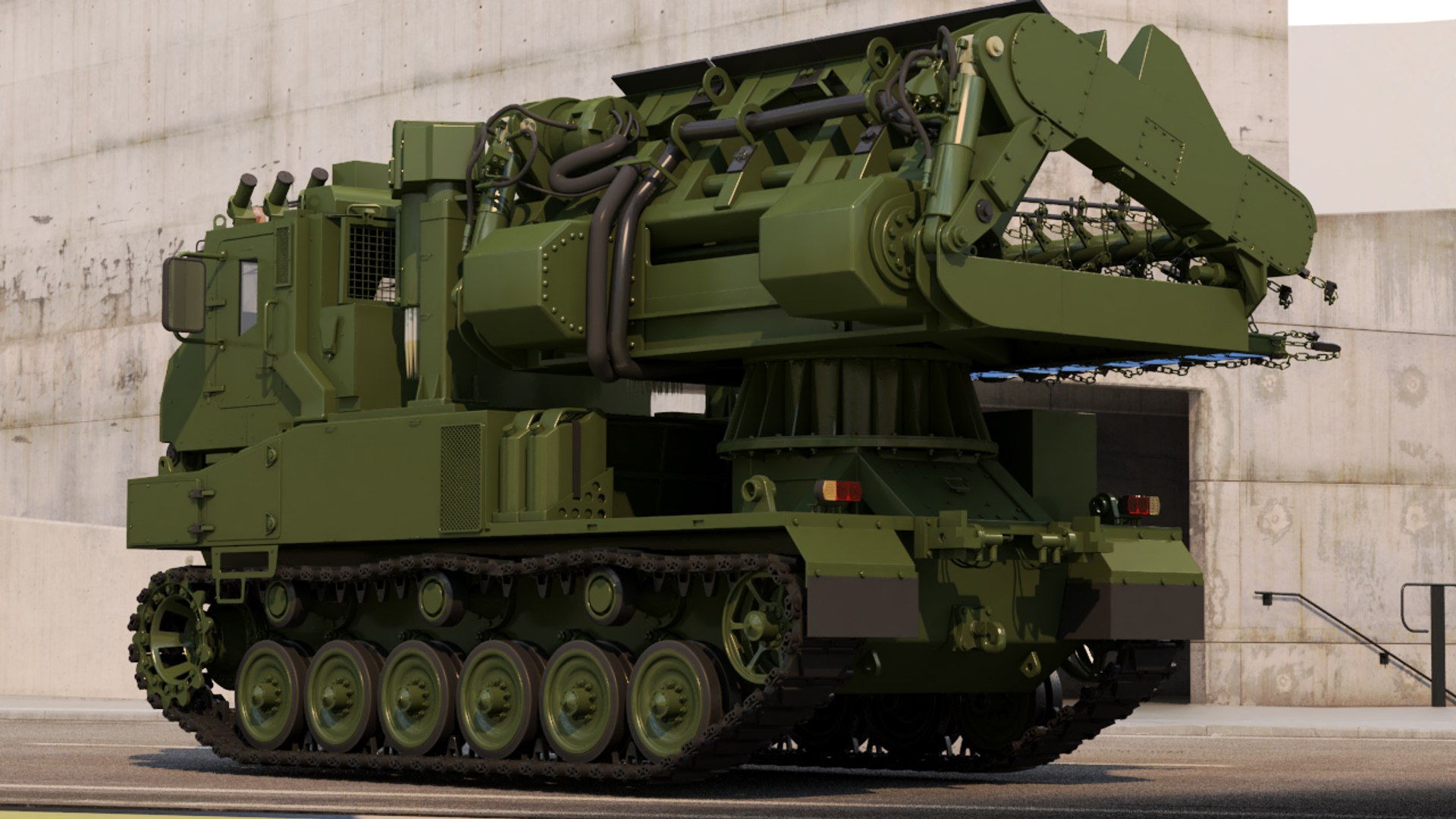 Bionix Counter-Mine Vehicle 3D - TurboSquid 2144799