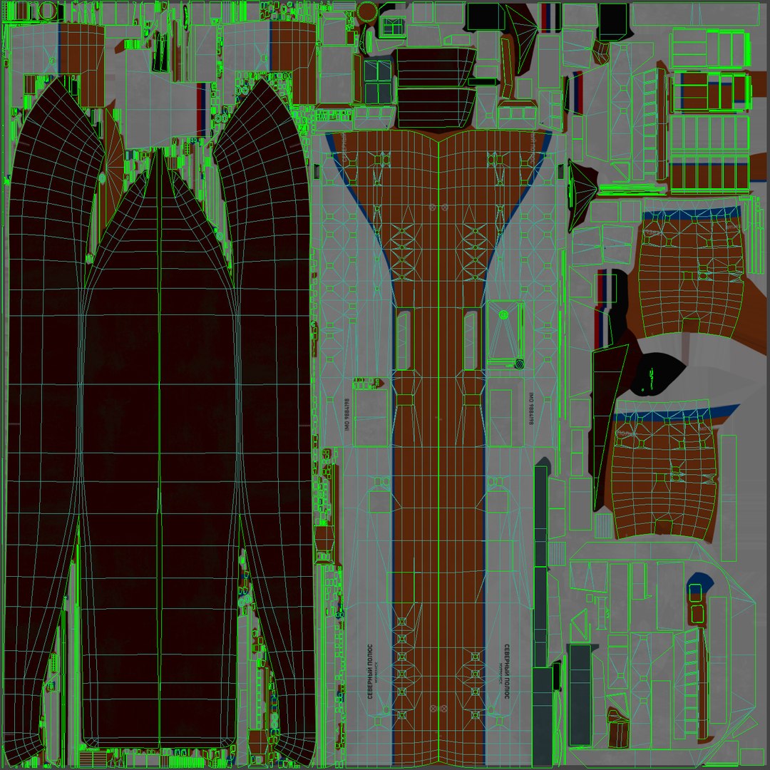 3D Ice Resistant Self-propelled Platform North Pole Project 00903 ...