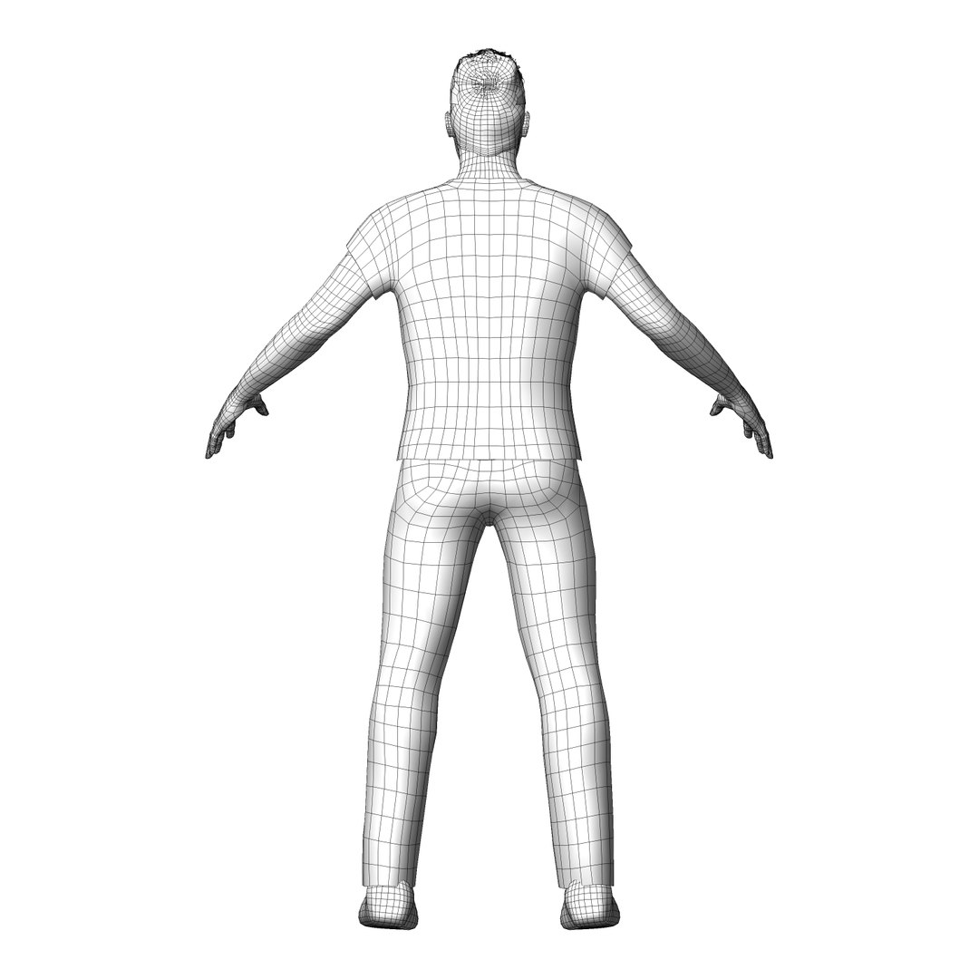 3D White Male Rigged Character Model - TurboSquid 1612867