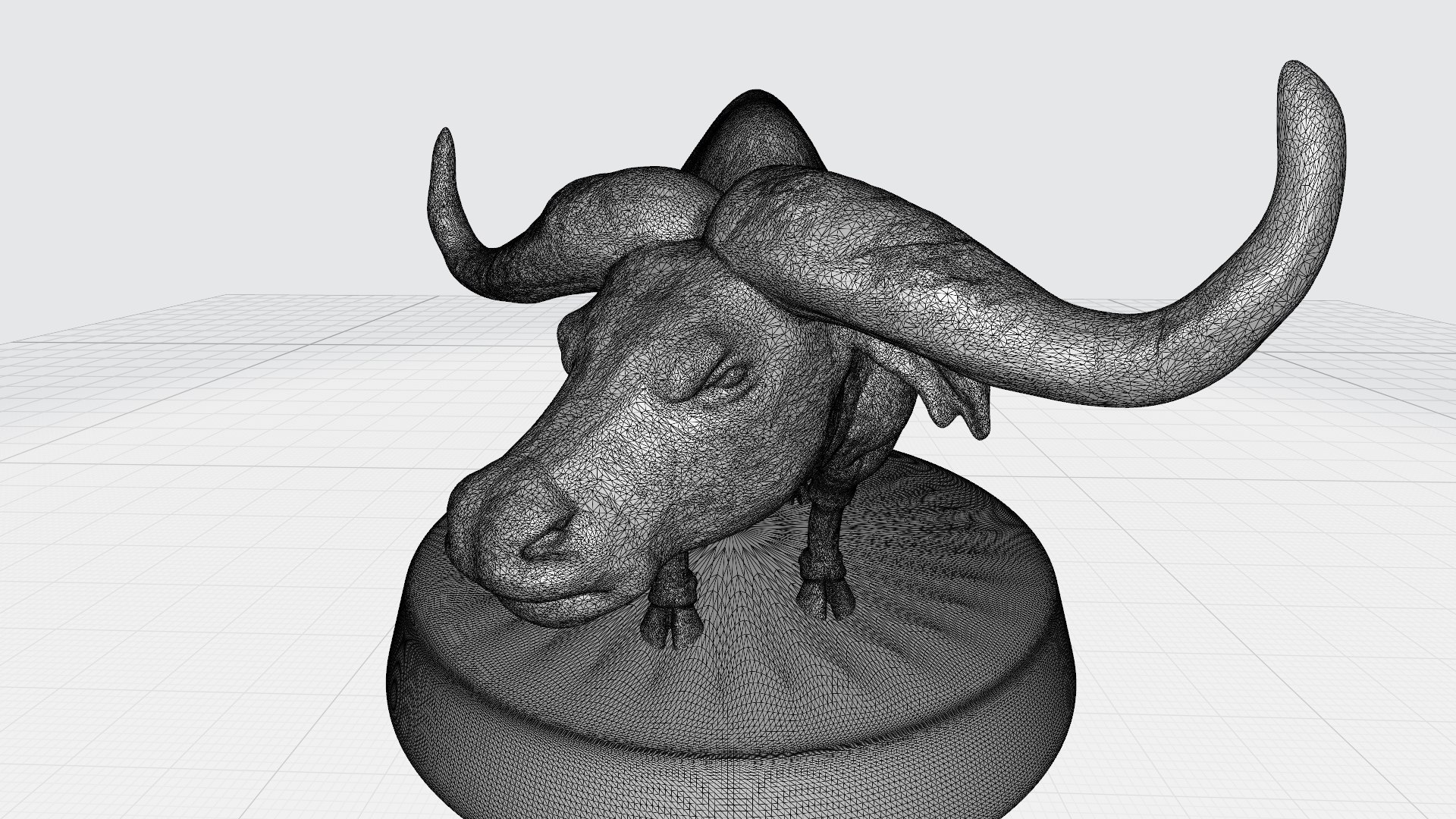 3D Buffalo - TurboSquid 1681391