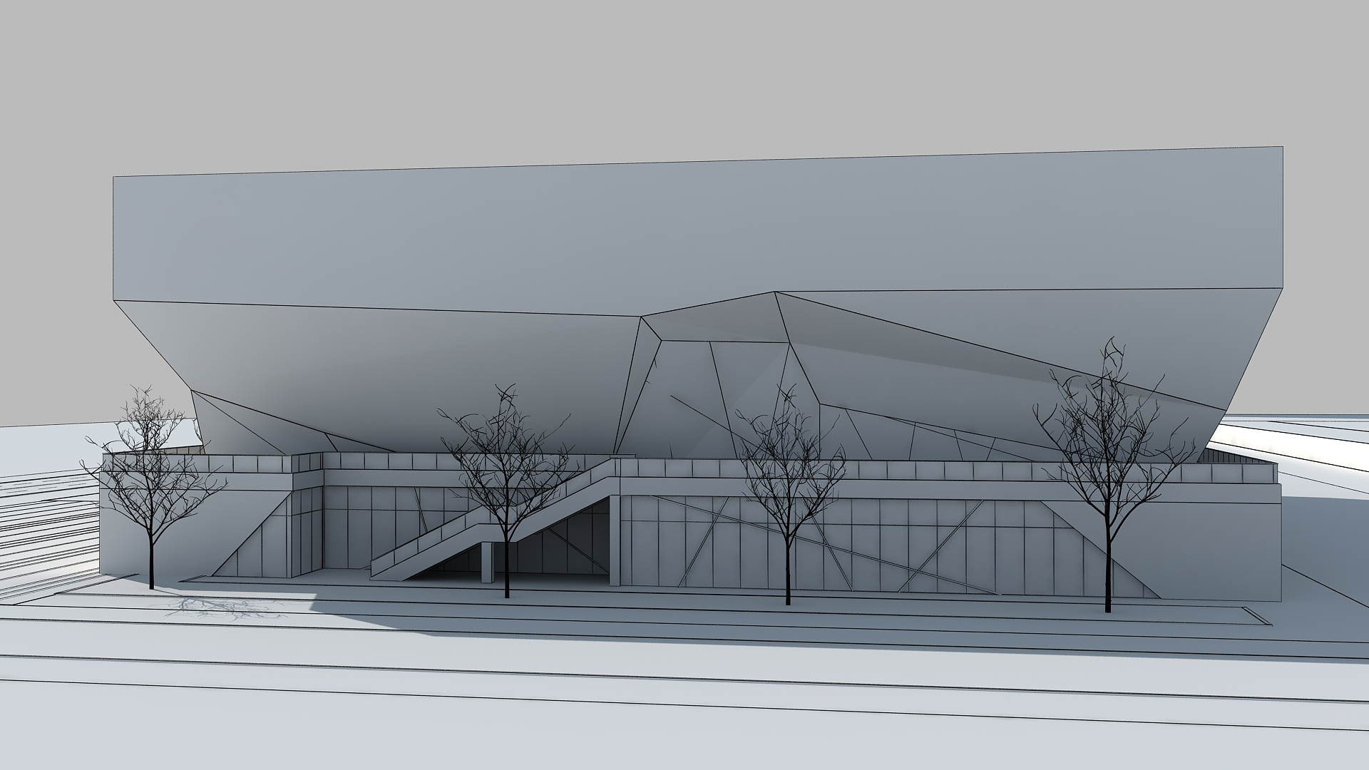 modèle 3D de Bâtiment Moderne 22 - TurboSquid 1697982