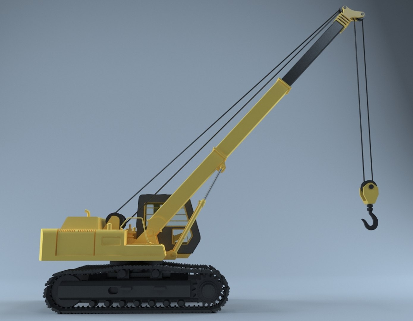 Crawler Crane Model - TurboSquid 1574857