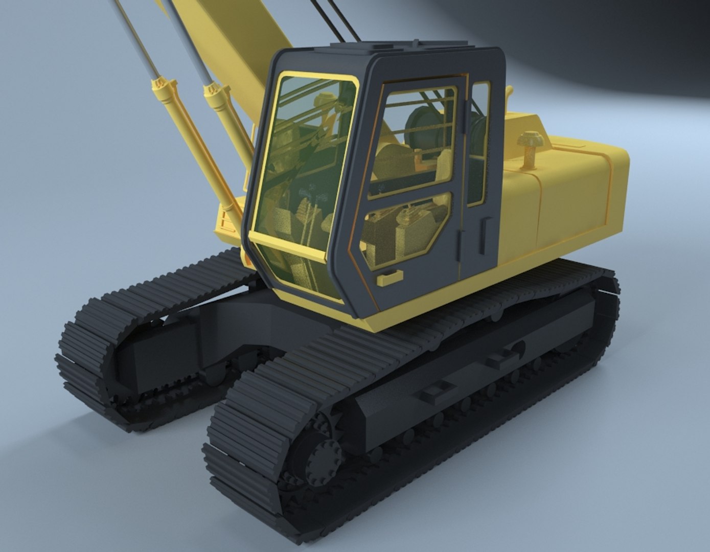 Crawler Crane Model - TurboSquid 1574857