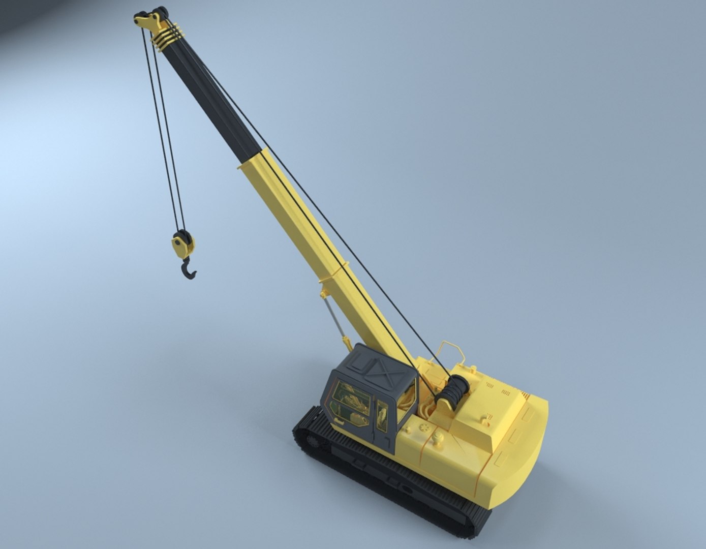 Crawler Crane Model - TurboSquid 1574857