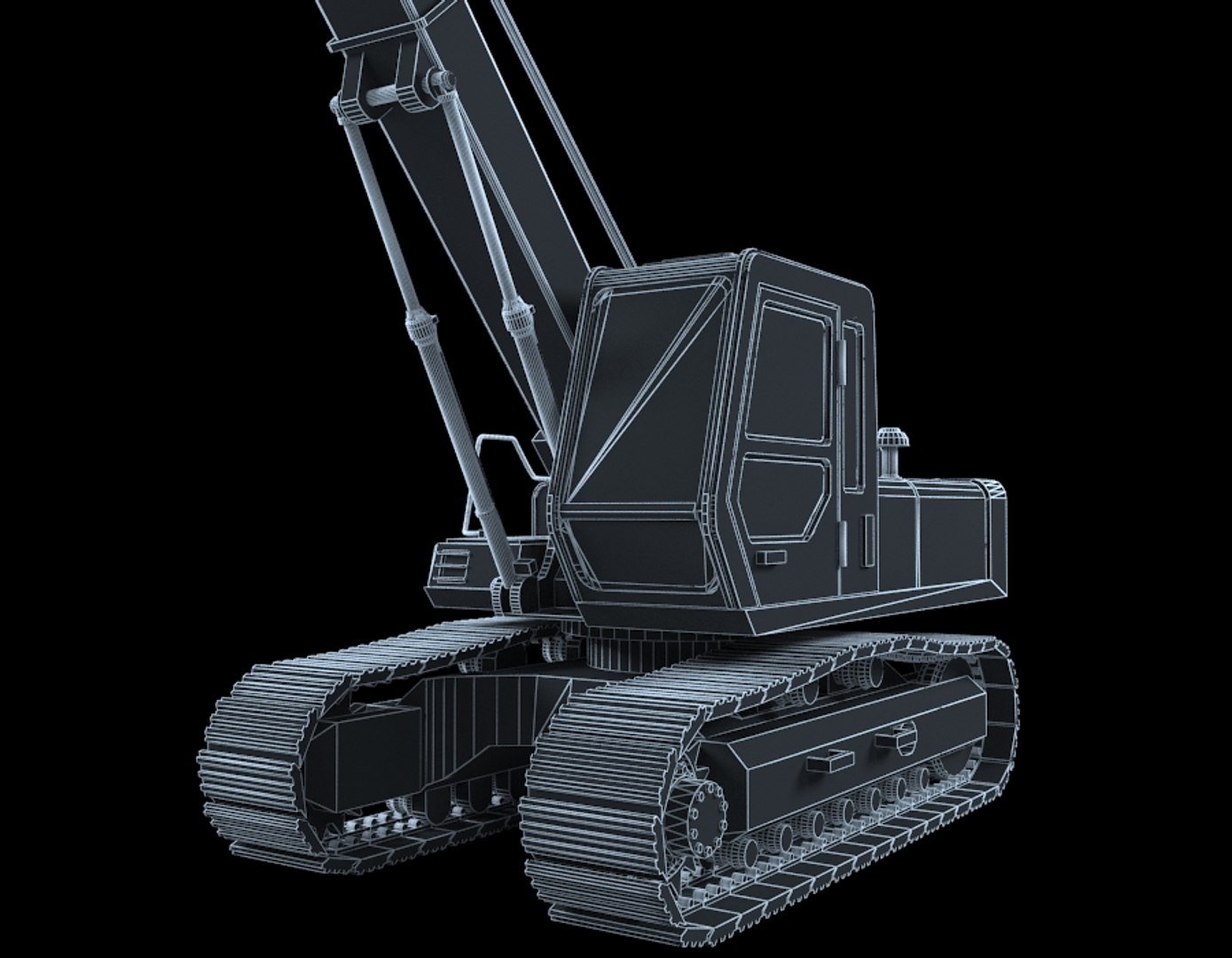 Crawler Crane Model - TurboSquid 1574857