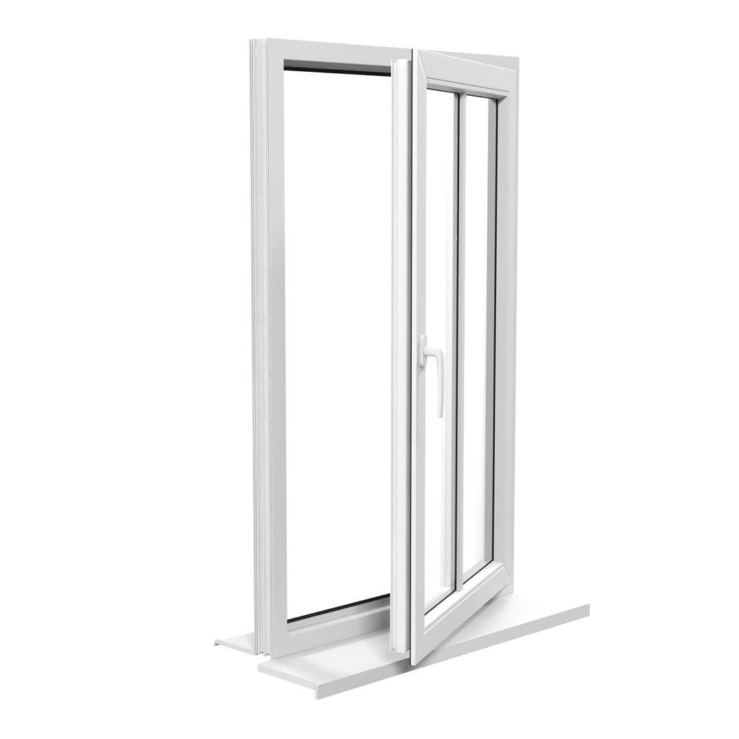 3d Model Plastic Window 4