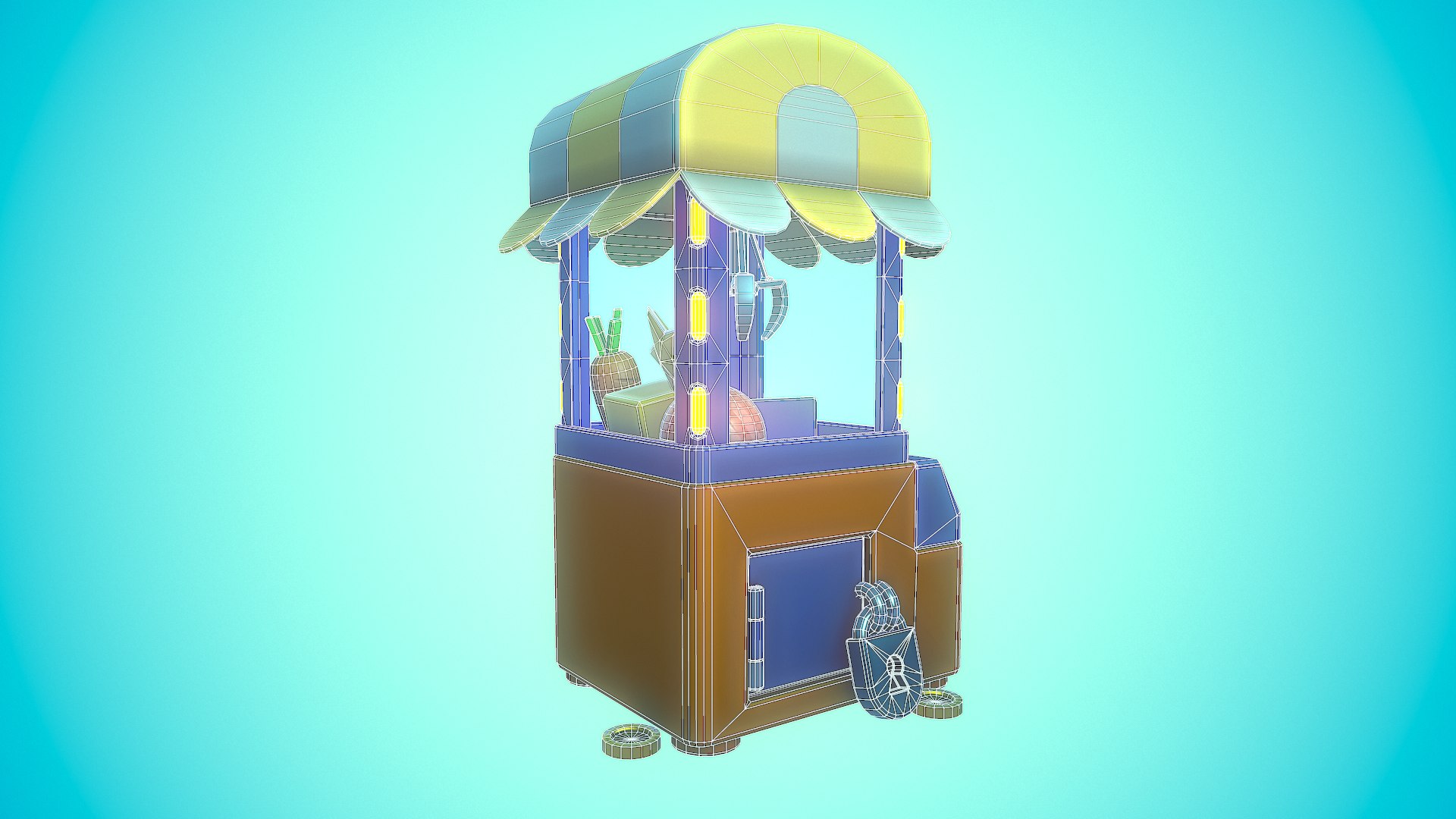 3D Claw Machine - Stylized - TurboSquid 2374116