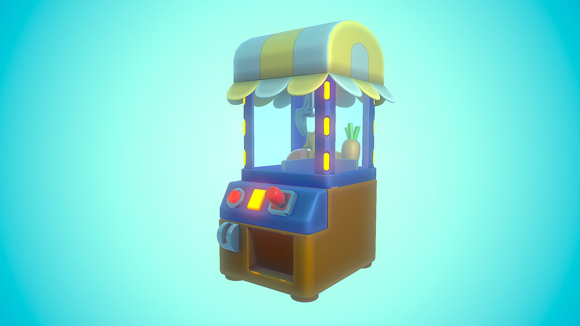 3D Claw Machine - Stylized - TurboSquid 2374116