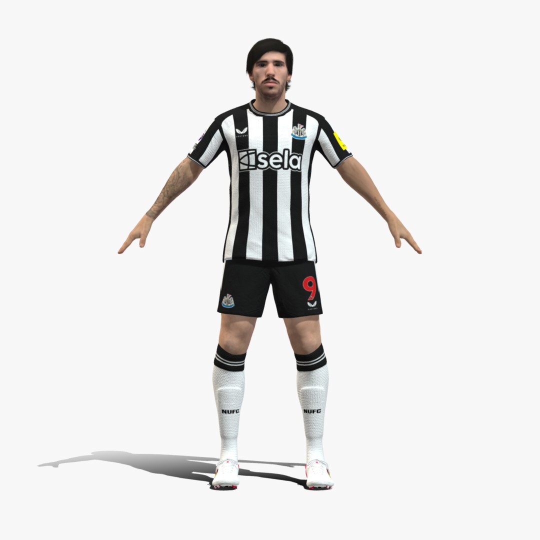 3D Rigged Sandro Tonali Newcastle United 2024 3D Model - TurboSquid 2115010