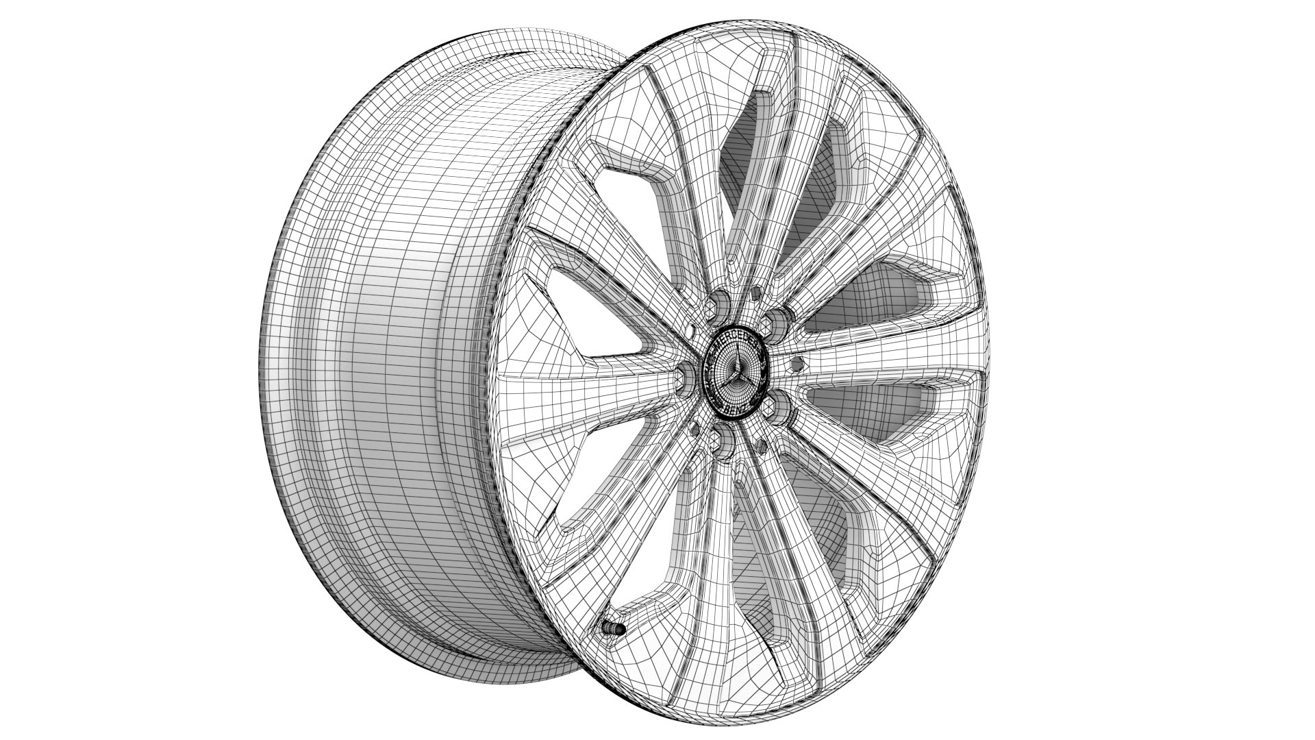 3D Mercedes Benz GLB SUV Rim 003 - TurboSquid 1991447