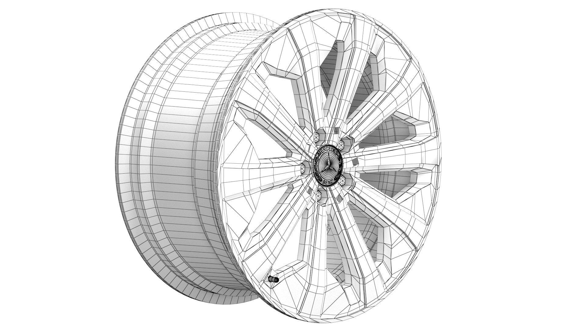 3D Mercedes Benz GLB SUV Rim 003 - TurboSquid 1991447