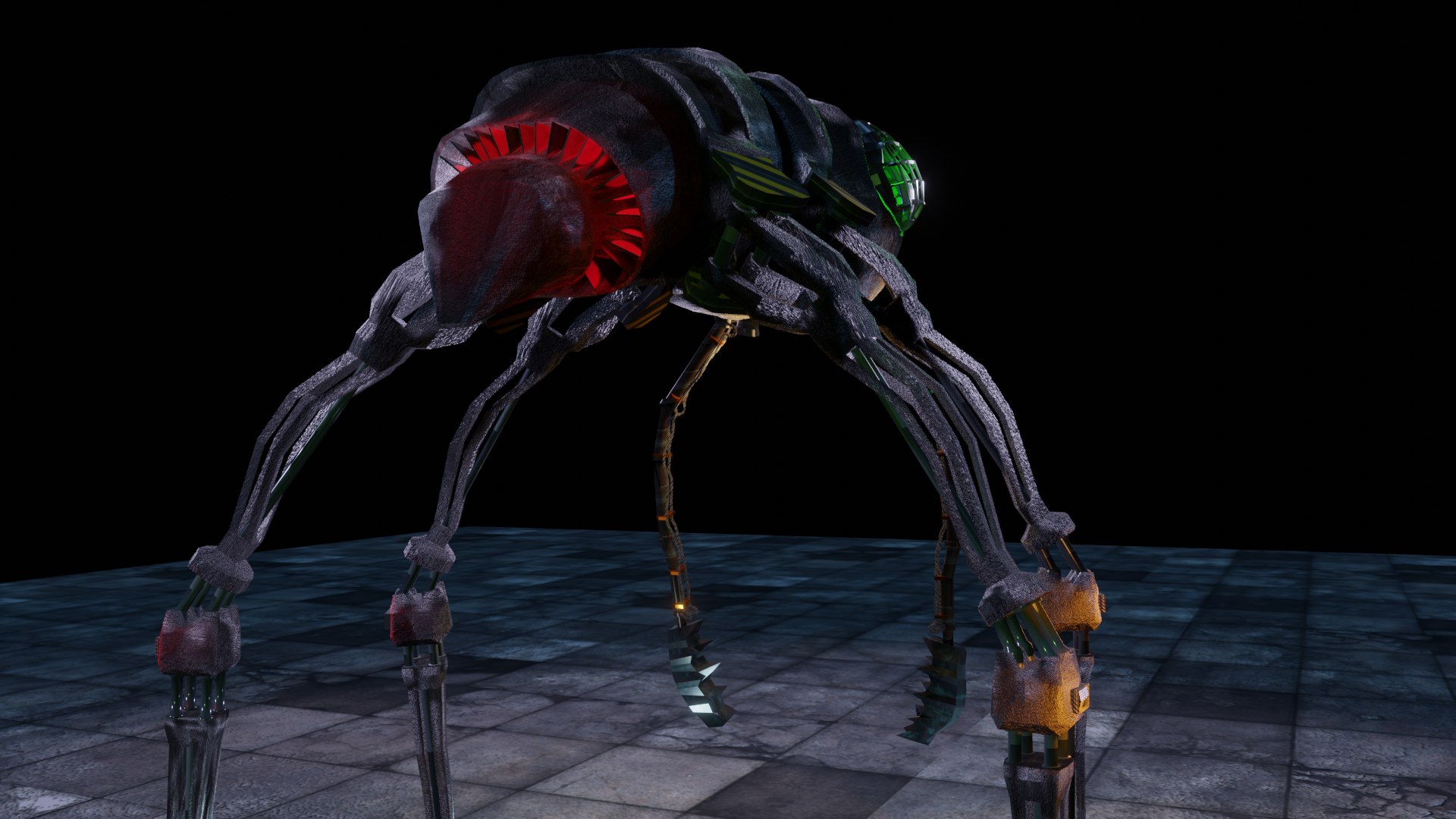 Harvester Explorer Insect Robot Sci-fi 3D Model - TurboSquid 1994108