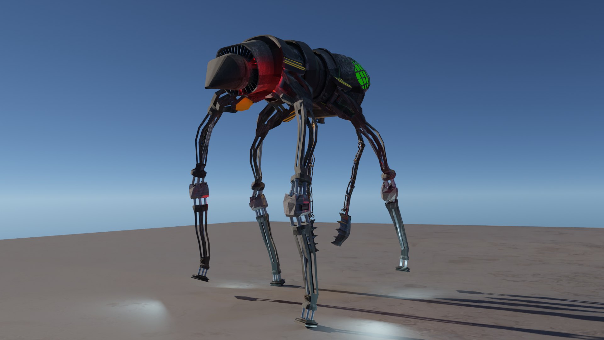 Harvester Explorer Insect Robot Sci-fi 3D Model - TurboSquid 1994108