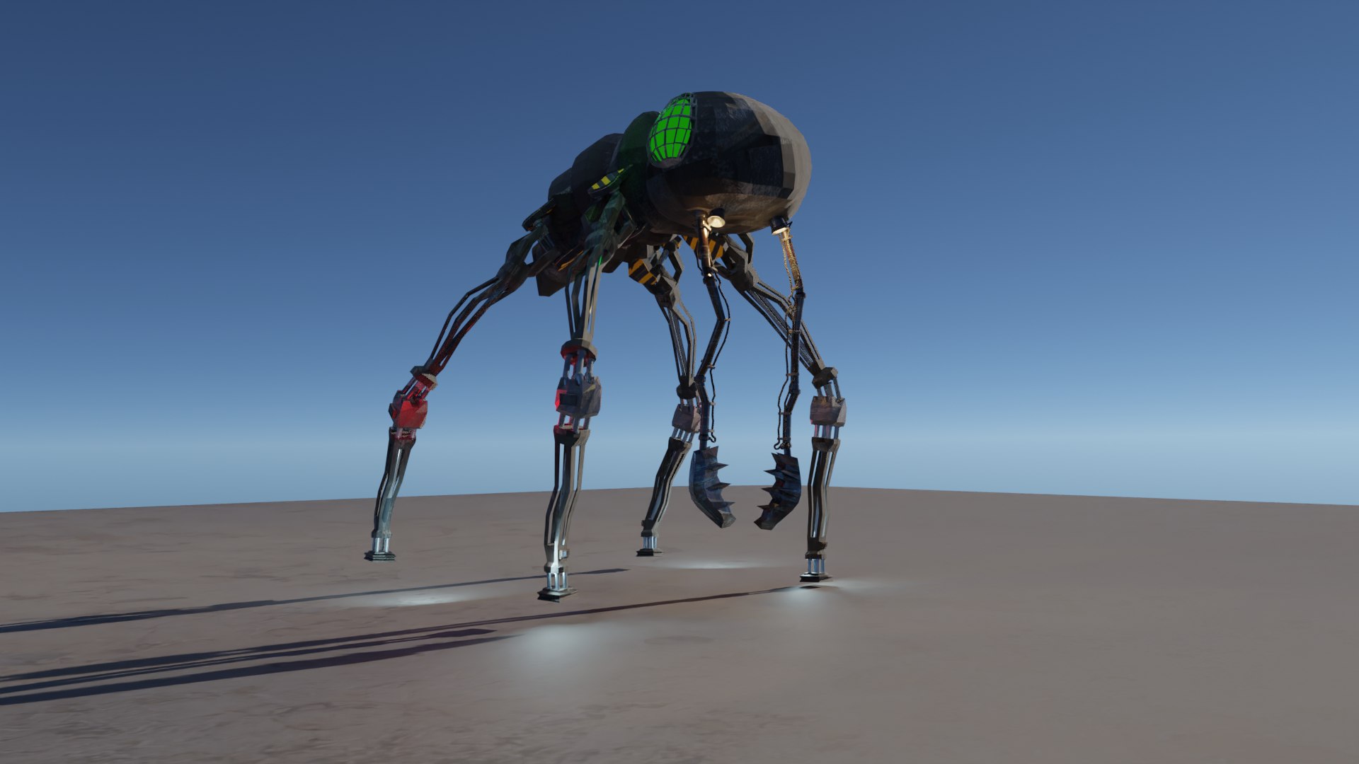 Harvester Explorer Insect Robot Sci-fi 3D Model - TurboSquid 1994108