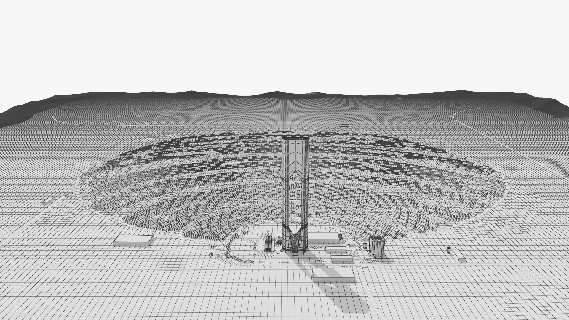 Solar Power Plant Landscape 3D Model - TurboSquid 2043751
