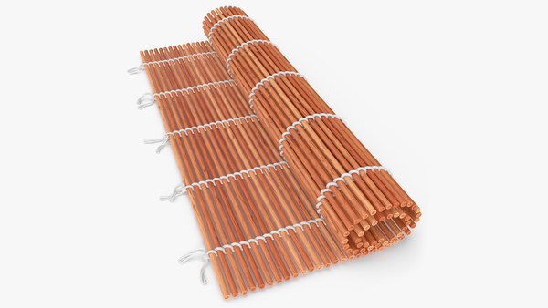 3D Bamboo Sushi Rolling Mat model - TurboSquid 1965688