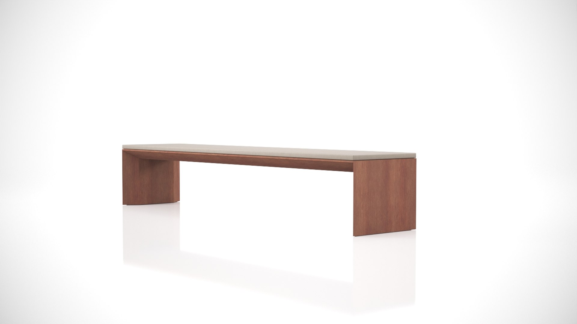 Elegant Bench Museum 3D - TurboSquid 1631418