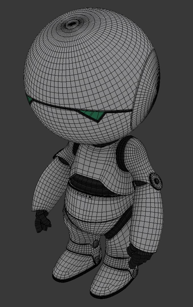 Marvin Paranoid Android 3d Model