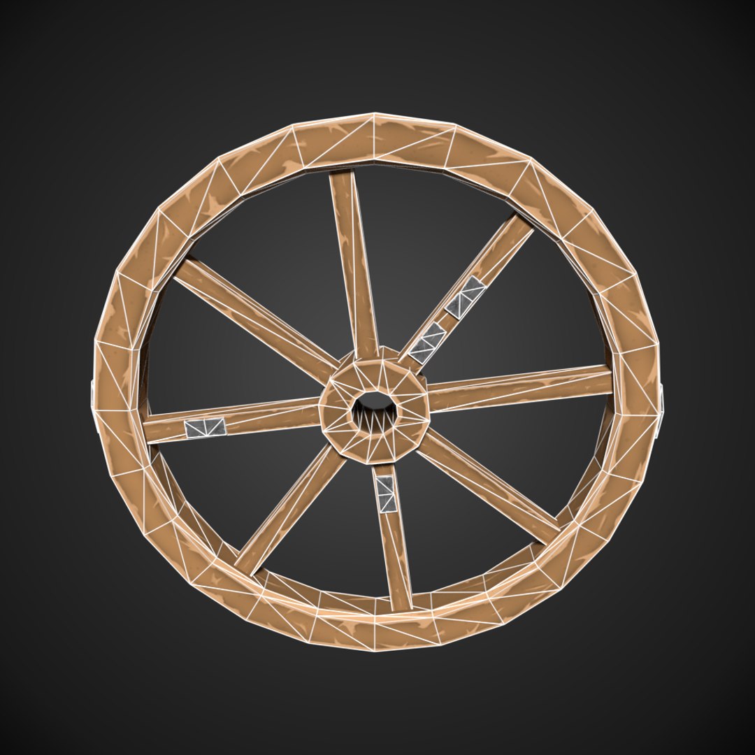 3D Model Old Wheel - TurboSquid 1276342