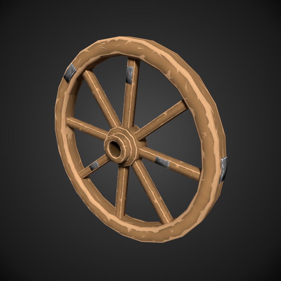 3D Model Old Wheel - TurboSquid 1276342
