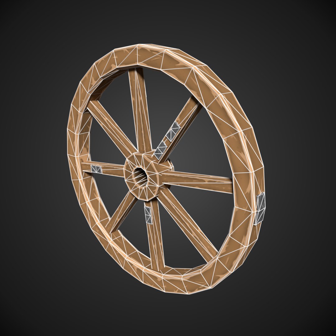 3D Model Old Wheel - TurboSquid 1276342