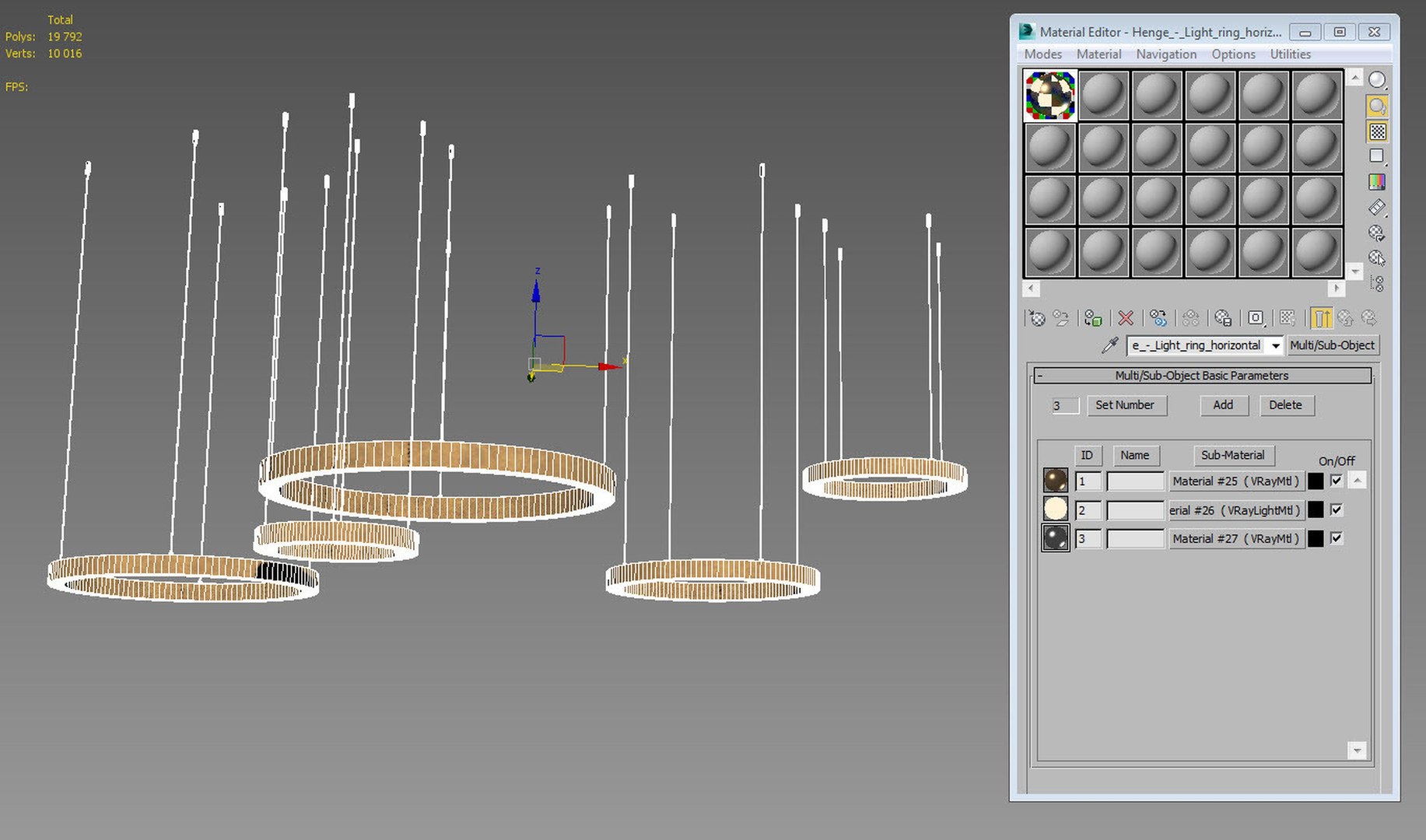 Henge - Light Ring Horizontal Model - TurboSquid 2275907