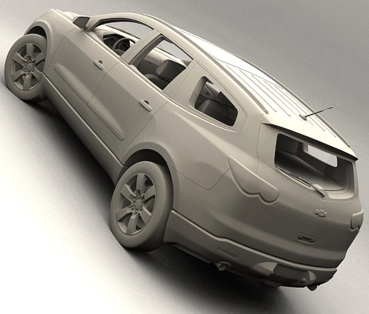 Chevrolet Traverse 2009 3d Model