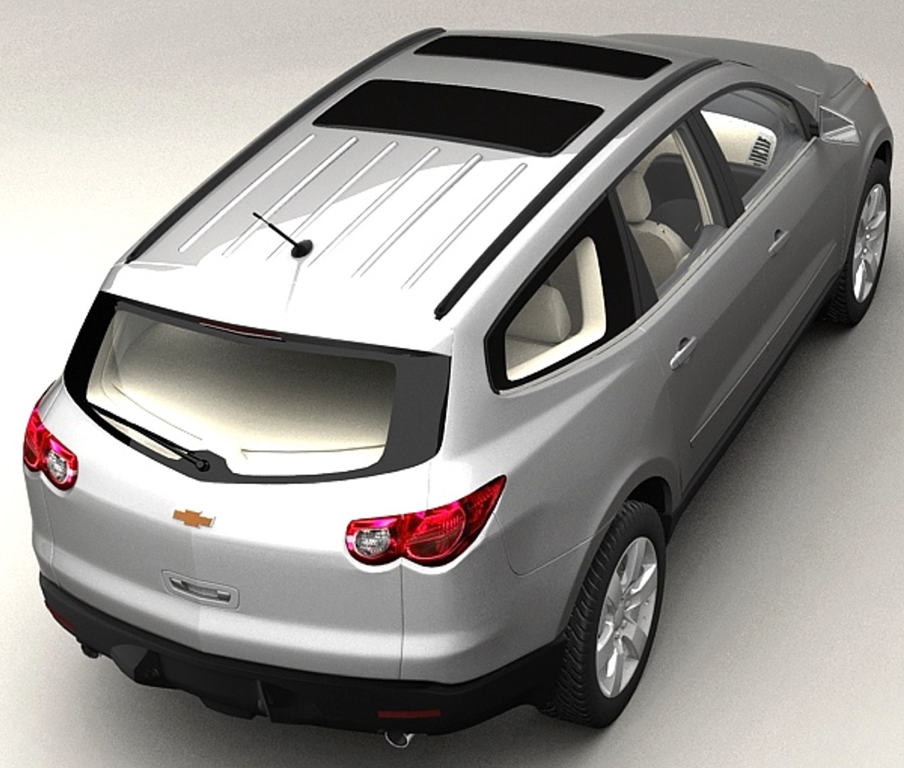 Chevrolet Traverse 2009 3d Model
