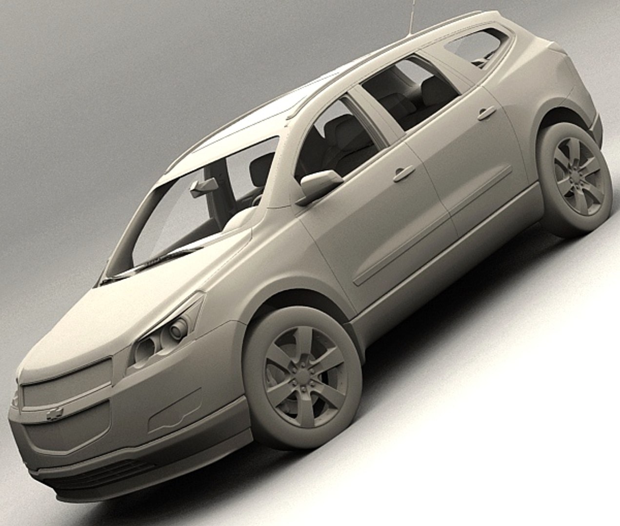 Chevrolet Traverse 2009 3d Model