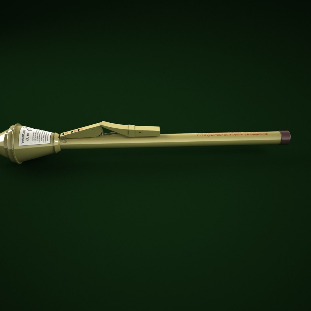 Panzerfaust 60 3d Model