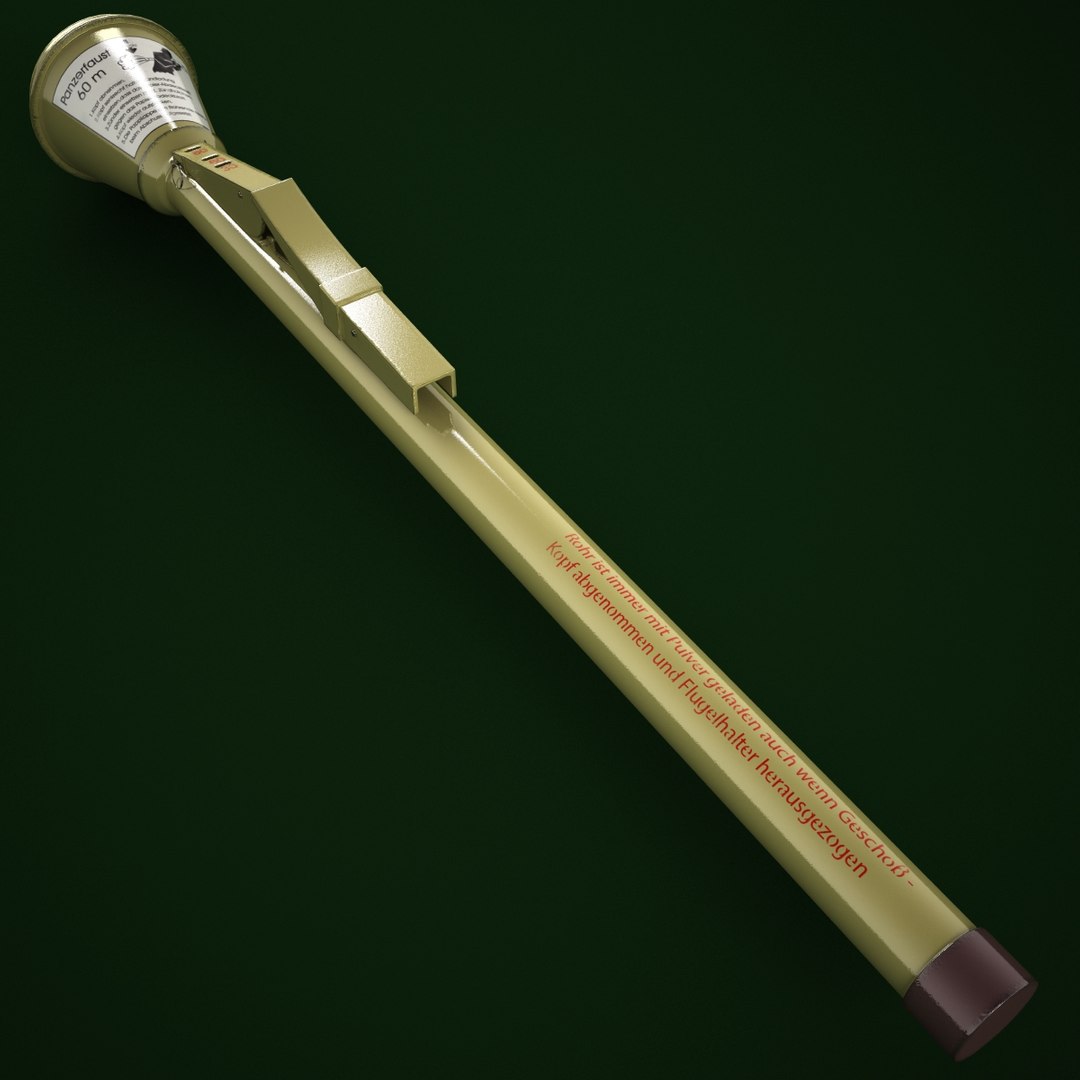 Panzerfaust 60 3d Model